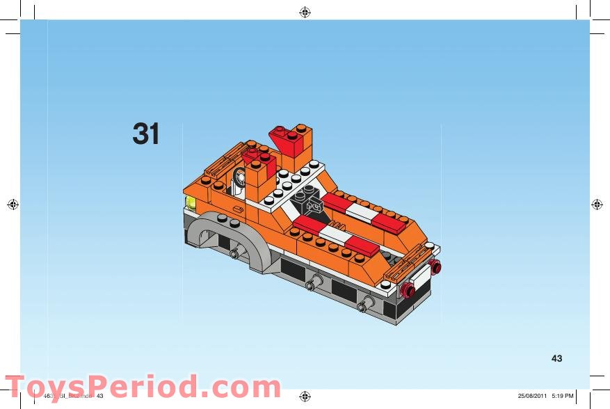LEGO 4635 Fun with Vehicles Instructions and Parts List