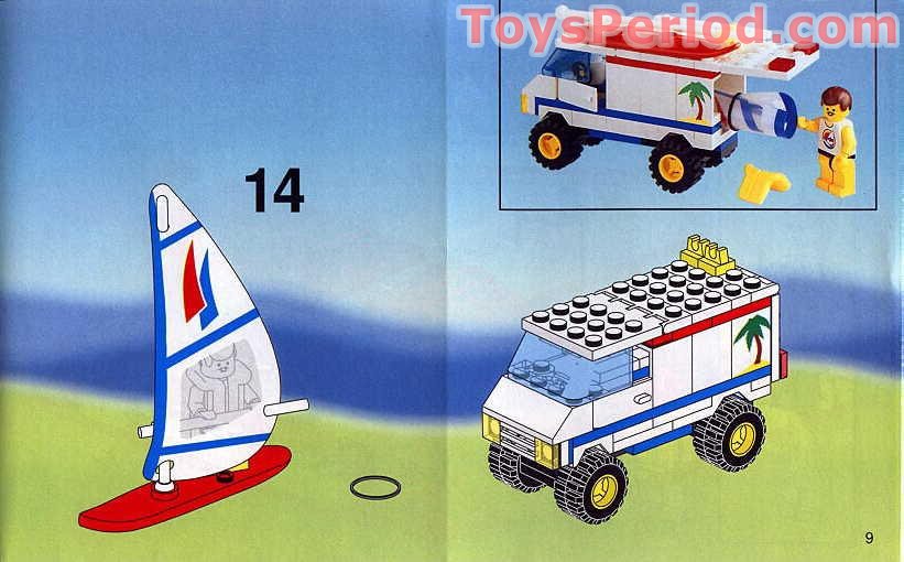 LEGO 1721 Sandypoint Marina Value Pack Instructions and Parts List