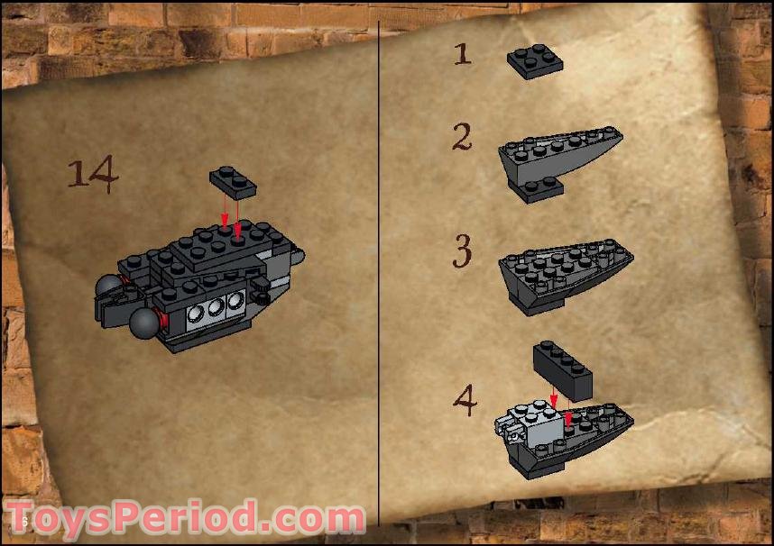 LEGO 4727 Aragog in the Dark Forest Instructions and Parts List