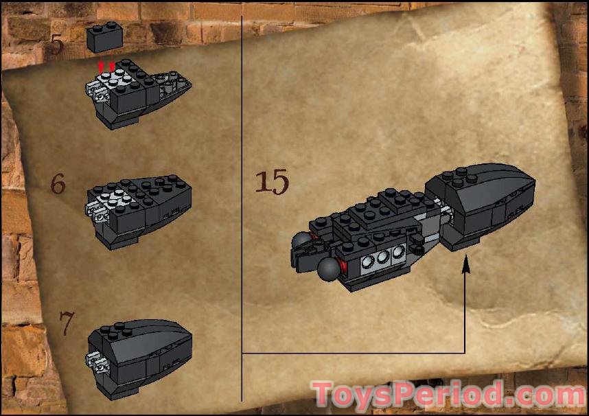 LEGO 4727 Aragog in the Dark Forest Instructions and Parts List