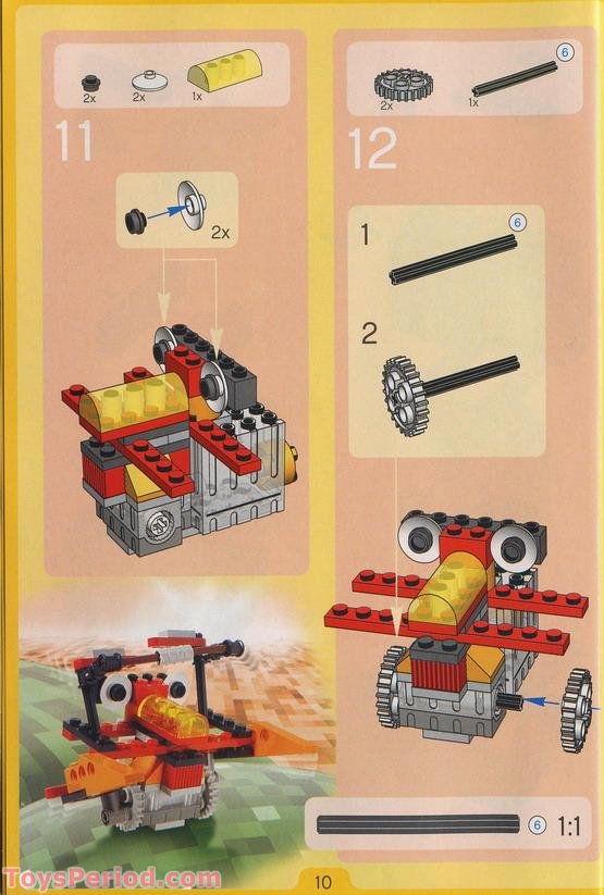 LEGO 4093 Wild Windup Instructions and Parts List