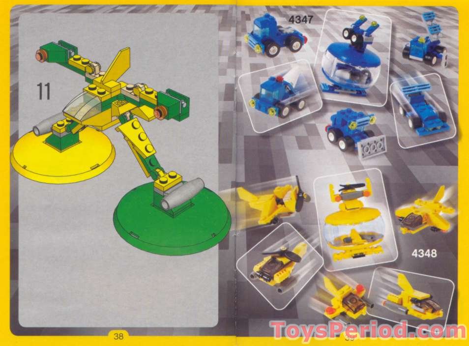 LEGO 4346-2 Robo Pod (Polybag) Instructions and Parts List