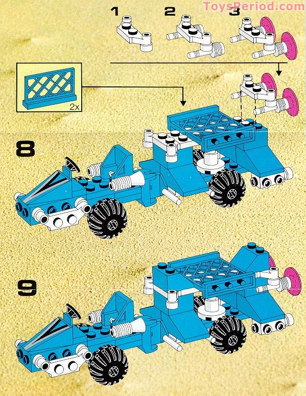 LEGO 6874 Transporter with Scout Instructions and Parts List