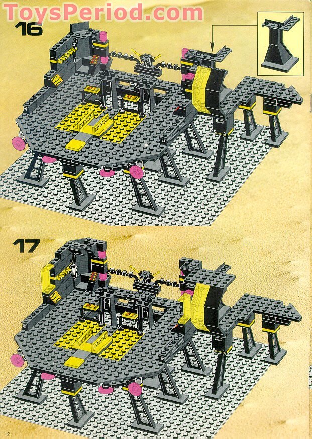 LEGO 6987 Message-Intercept Base Instructions and Parts List