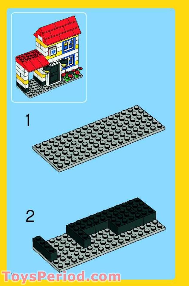 LEGO 6164 LEGO Rescue Building Set Instructions and Parts List