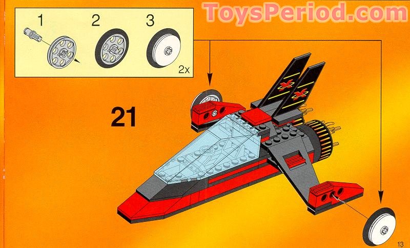 LEGO 6580 Land Jet 7 Instructions and Parts List