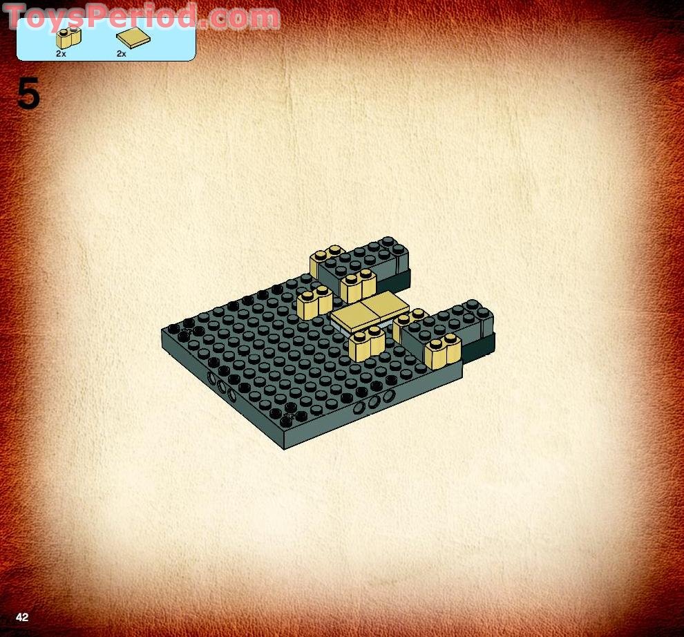 LEGO 7623 Temple Escape Set Parts Inventory and Instructions - LEGO ...