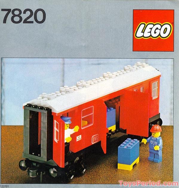 LEGO 7820 Mail Van Instructions and Parts List