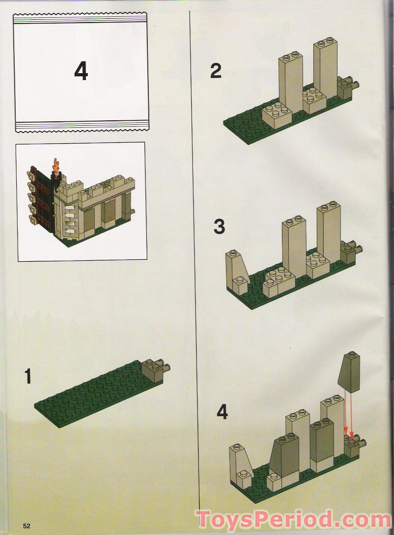 LEGO 8823 Mistlands Tower Instructions and Parts List