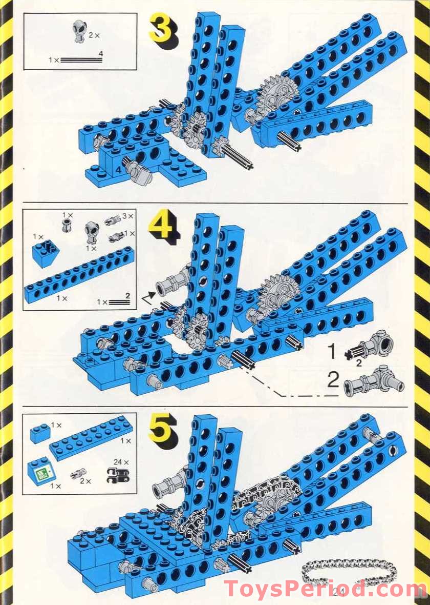 LEGO 8844 Helicopter Instructions and Parts List