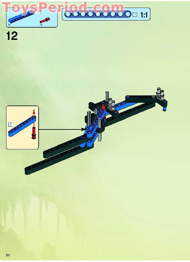 LEGO 8942-1 Jetrax T6 Instructions and Parts List