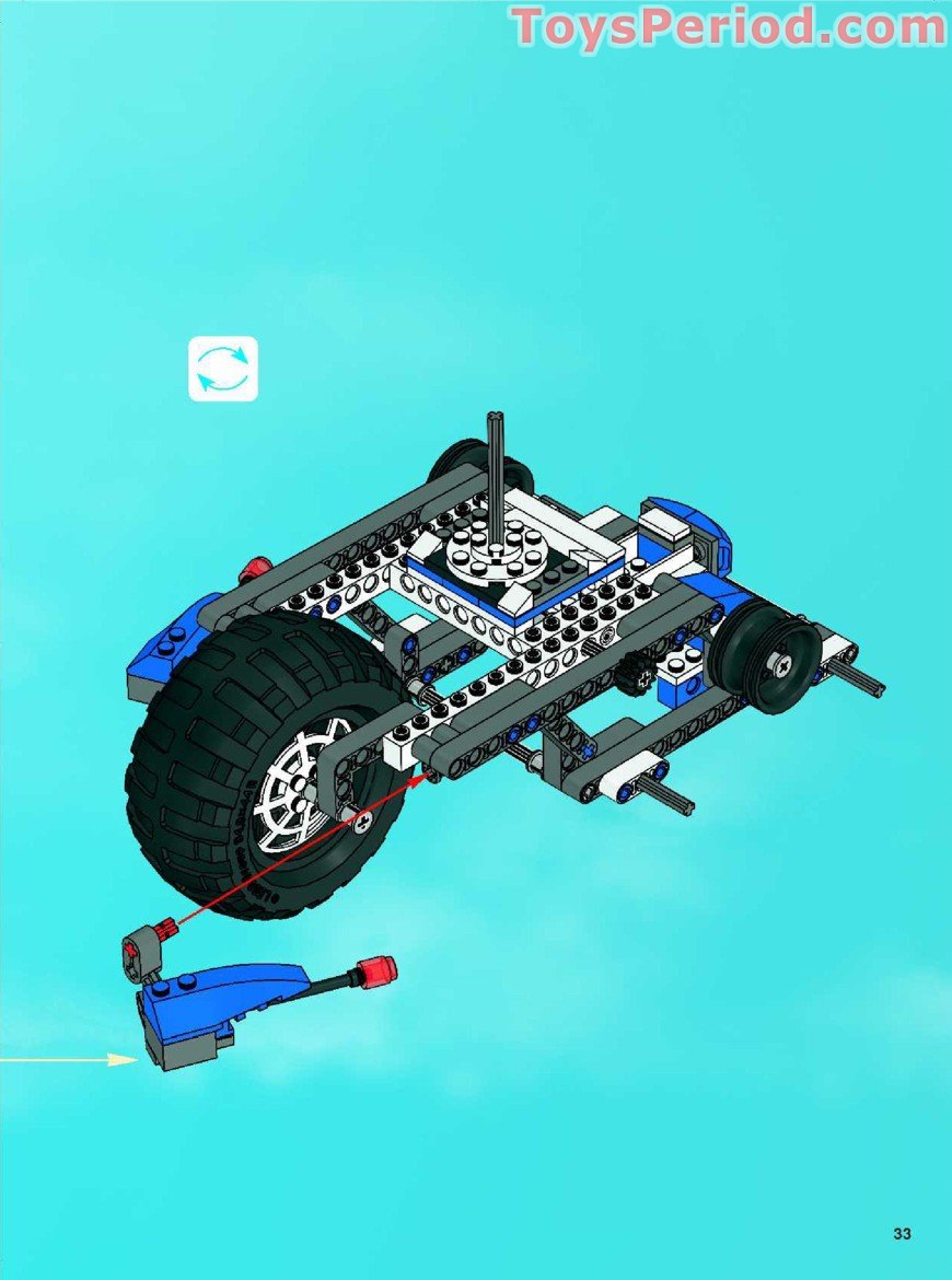 LEGO 8118 Hybrid Rescue Tank Instructions and Parts List