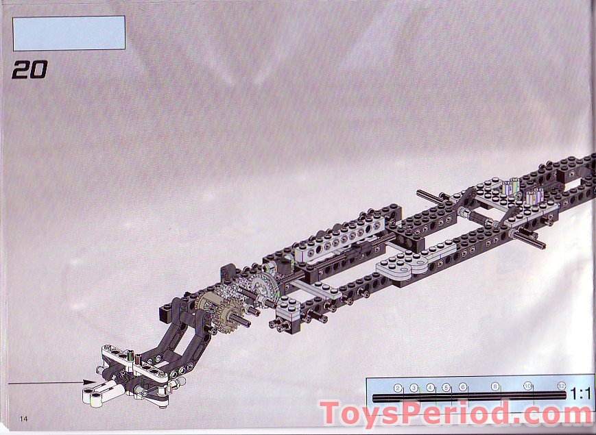 LEGO 8461 Williams F1 Team Racer Instructions and Parts List