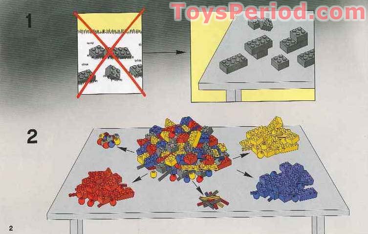 LEGO 8493 Red Ace Instructions and Parts List