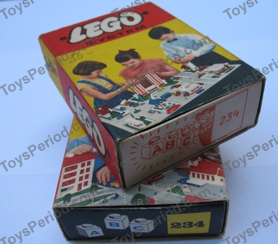 LEGO 234 Letter Bricks Instructions and Parts List