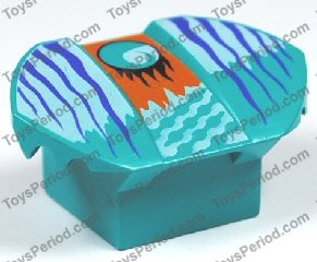 LEGO Sets with Part 30600pb05 Brick, Modified 2 x 2 No Studs, Sloped ...