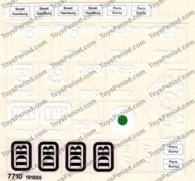 LEGO Sets with Part 7710stk01a Sticker Sheet for Set 7710 - Early ...