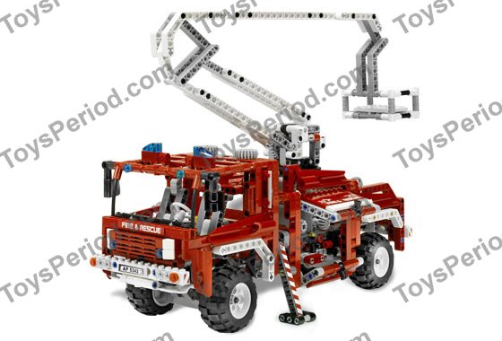 LEGO 8289 Fire Truck Instructions and Parts List
