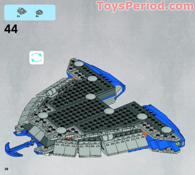 LEGO 9499 Gungan Sub Instructions and Parts List