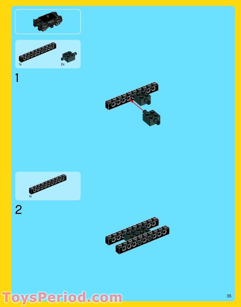 LEGO 10233 Horizon Express Instructions and Parts List