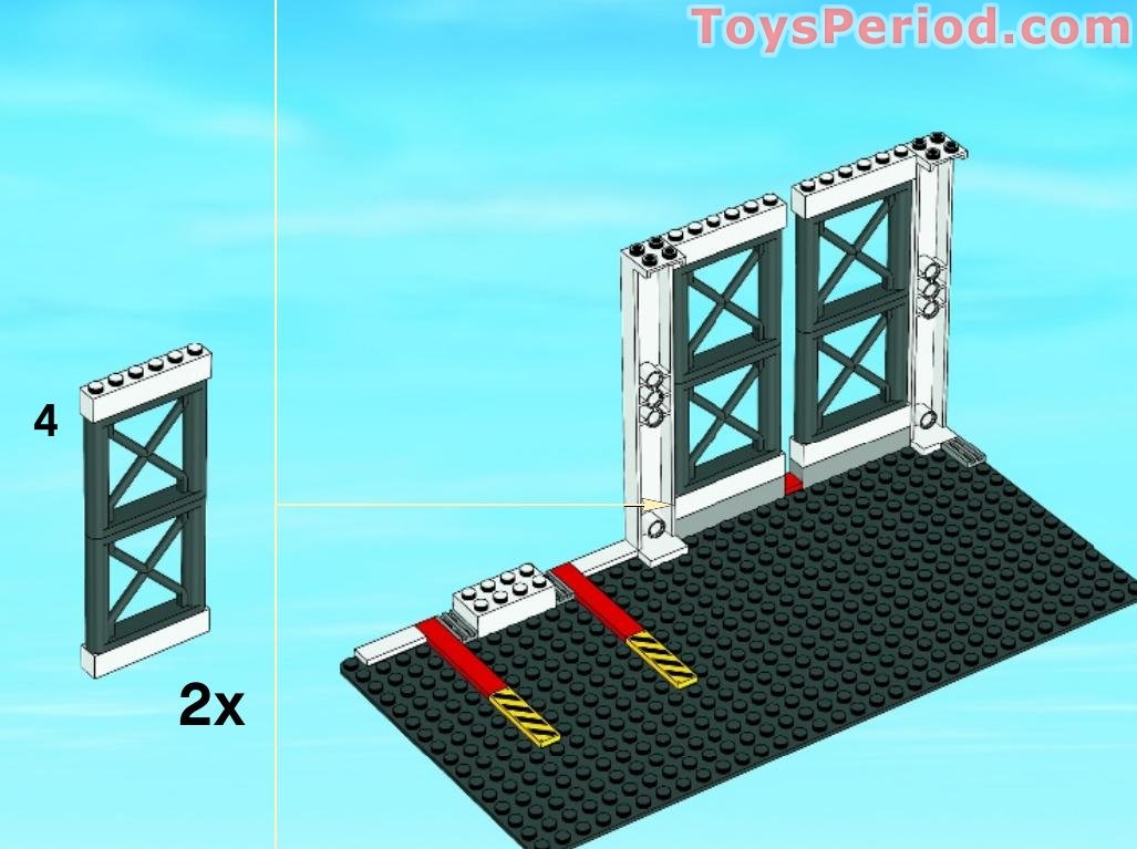 LEGO 4207 City Garage Instructions and Parts List