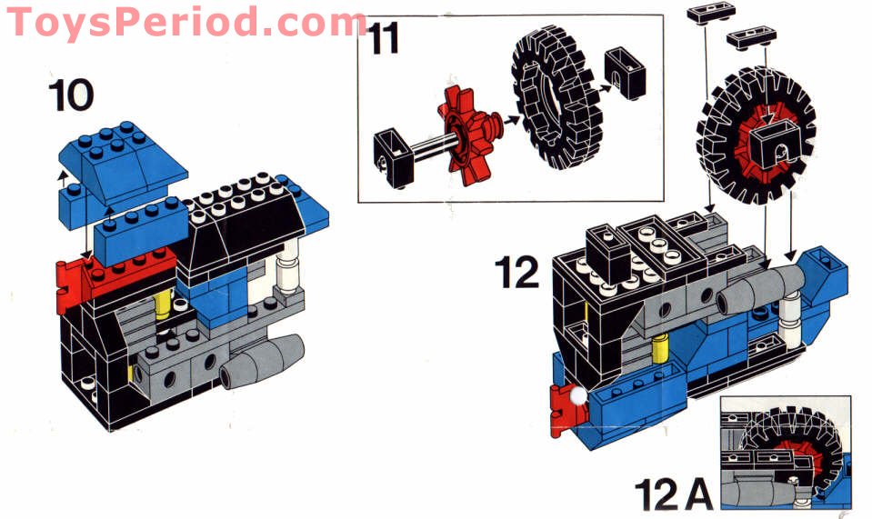 LEGO 393-1 Norton Motorcycle Instructions and Parts List