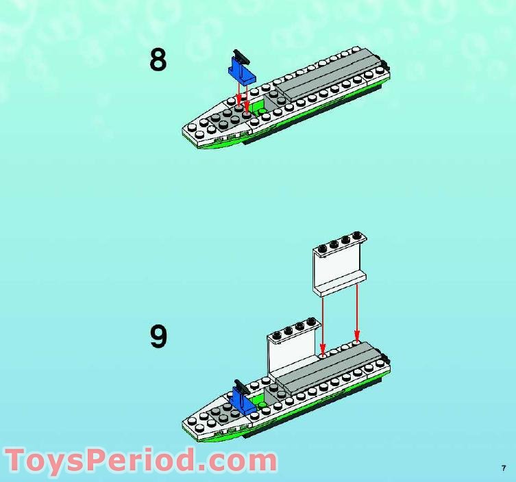 LEGO 3832 The Emergency Room Instructions and Parts List