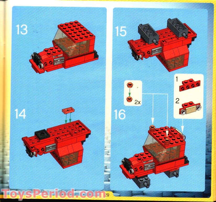 LEGO 4883 Gear Grinders Instructions and Parts List