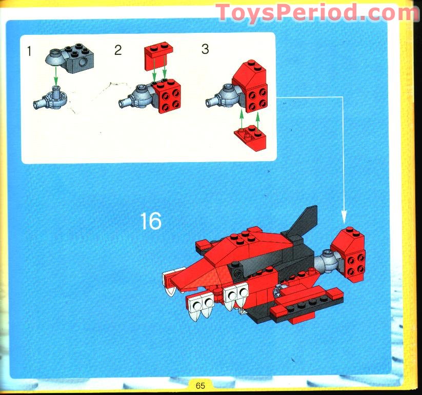 LEGO 4506 Deep Sea Predators Instructions and Parts List