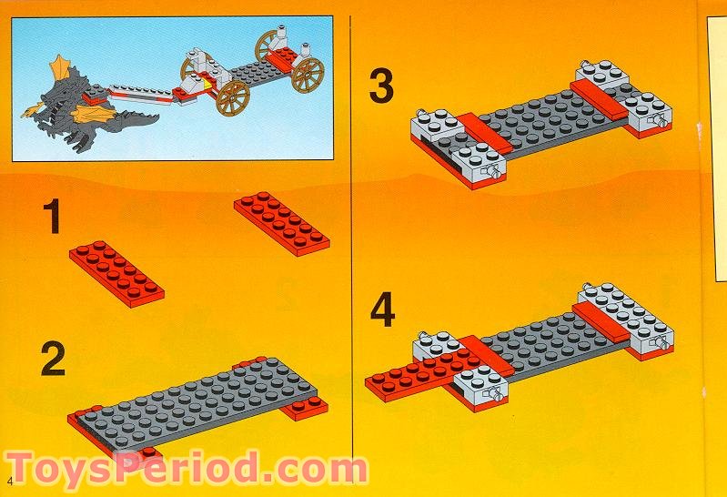 LEGO 6047 Traitor Transport Instructions and Parts List