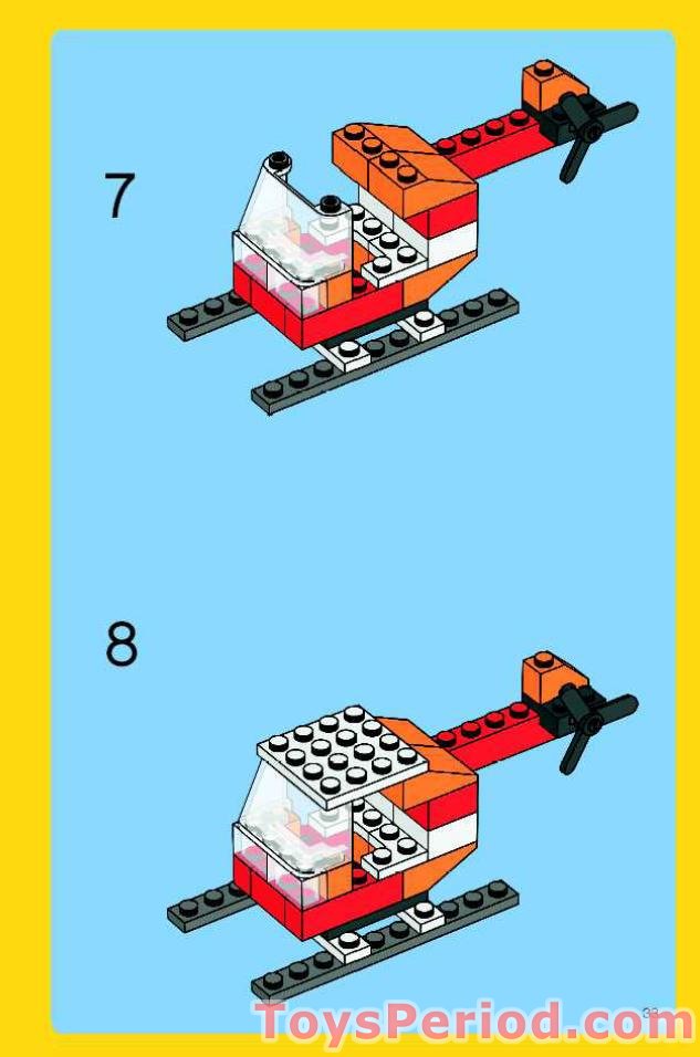 LEGO 6164 LEGO Rescue Building Set Instructions and Parts List