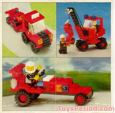 LEGO 6366 Fire and Rescue Squad Instructions and Parts List