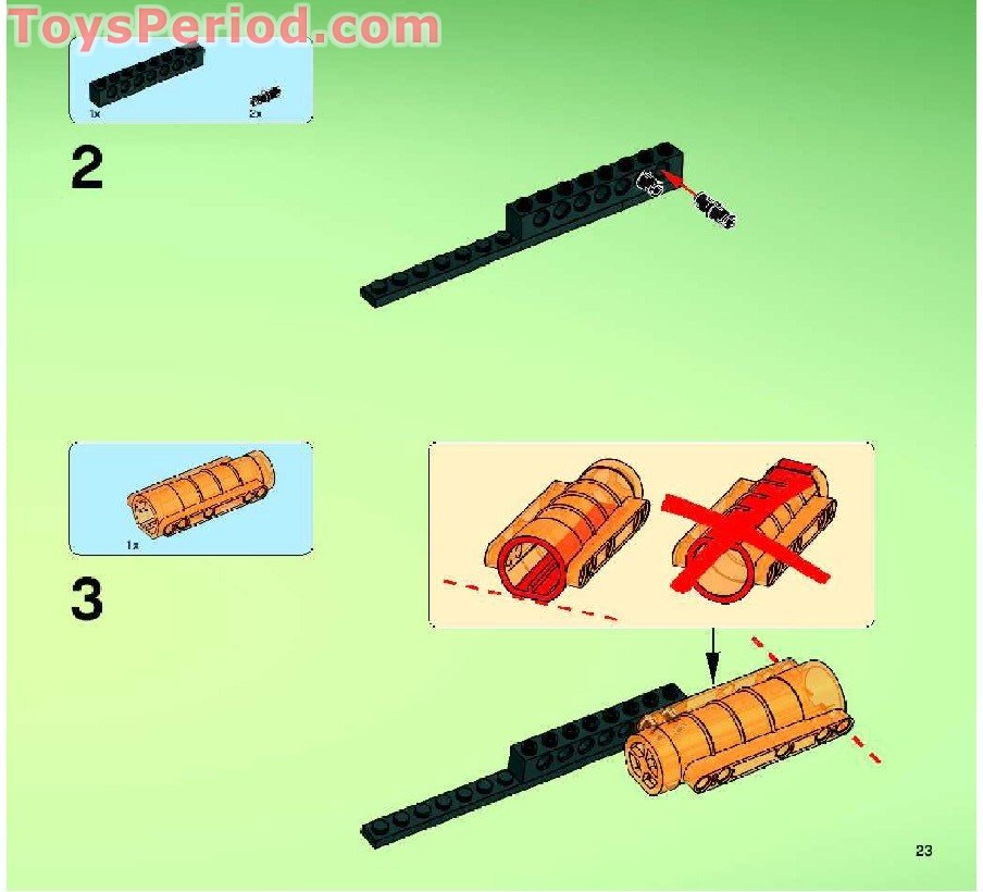 LEGO 7647 MX-41 Switch Fighter Instructions and Parts List
