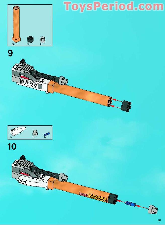 LEGO 7714 Golden Guardian (Limited Gold Edition) Instructions and Parts ...