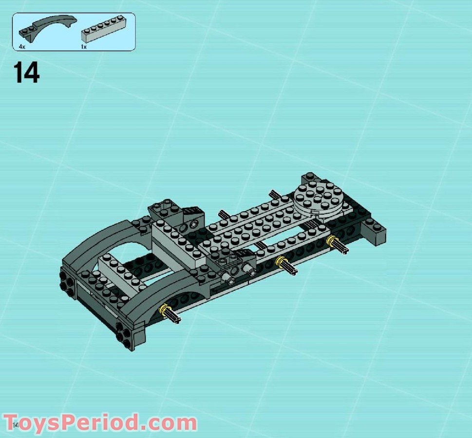 LEGO 8635 Mission 6: Mobile Command Center Instructions and Parts List