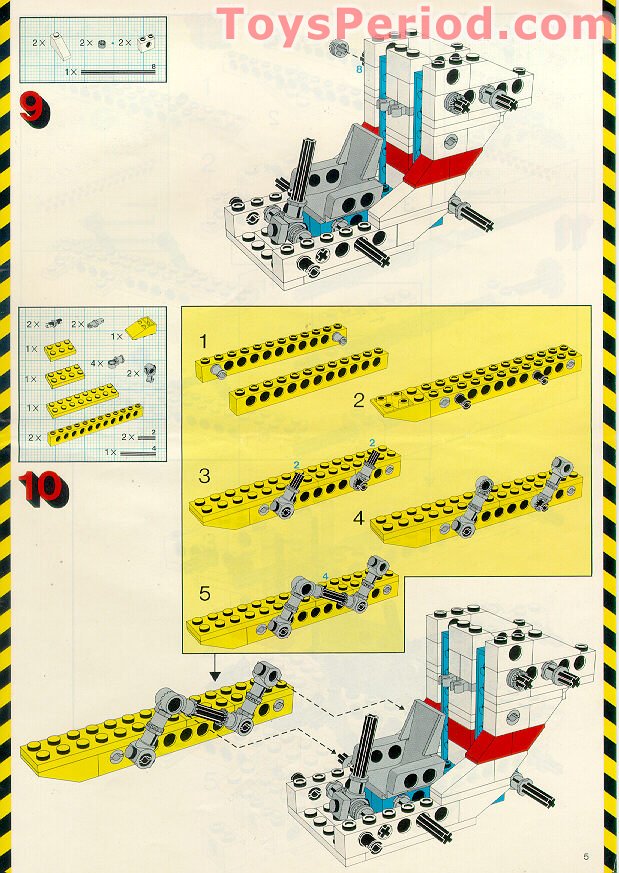 LEGO 8640 Polar Copter Instructions and Parts List