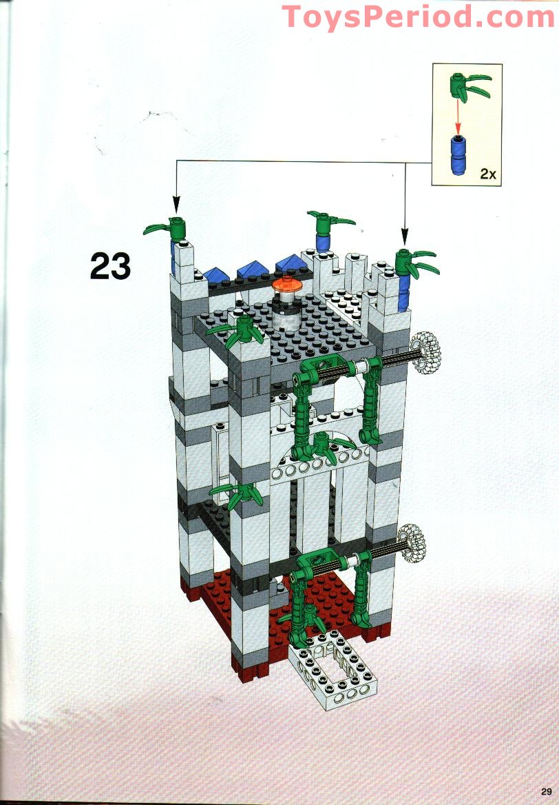 LEGO 8780 Citadel of Orlan Instructions and Parts List