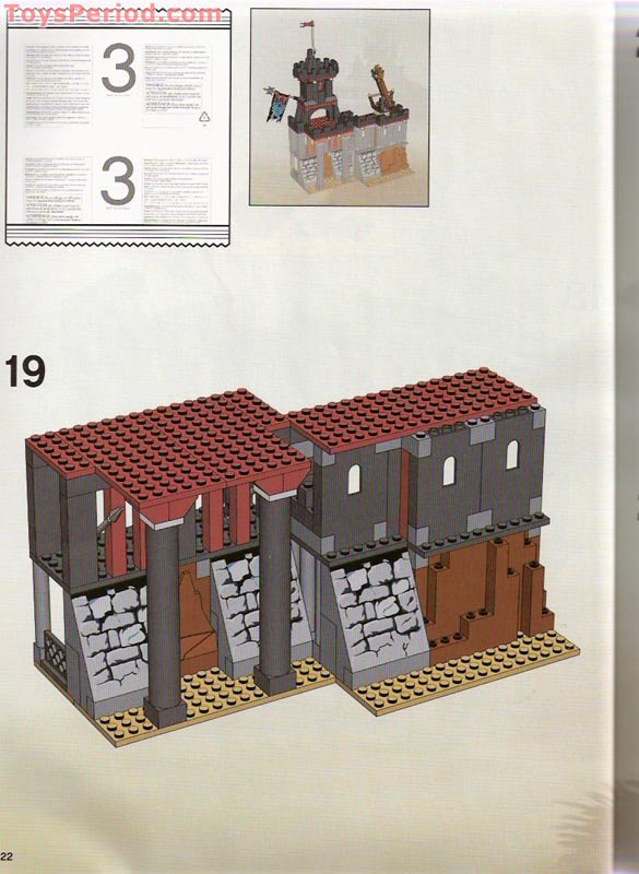 LEGO 8877 Vladek's Dark Fortress Instructions and Parts List