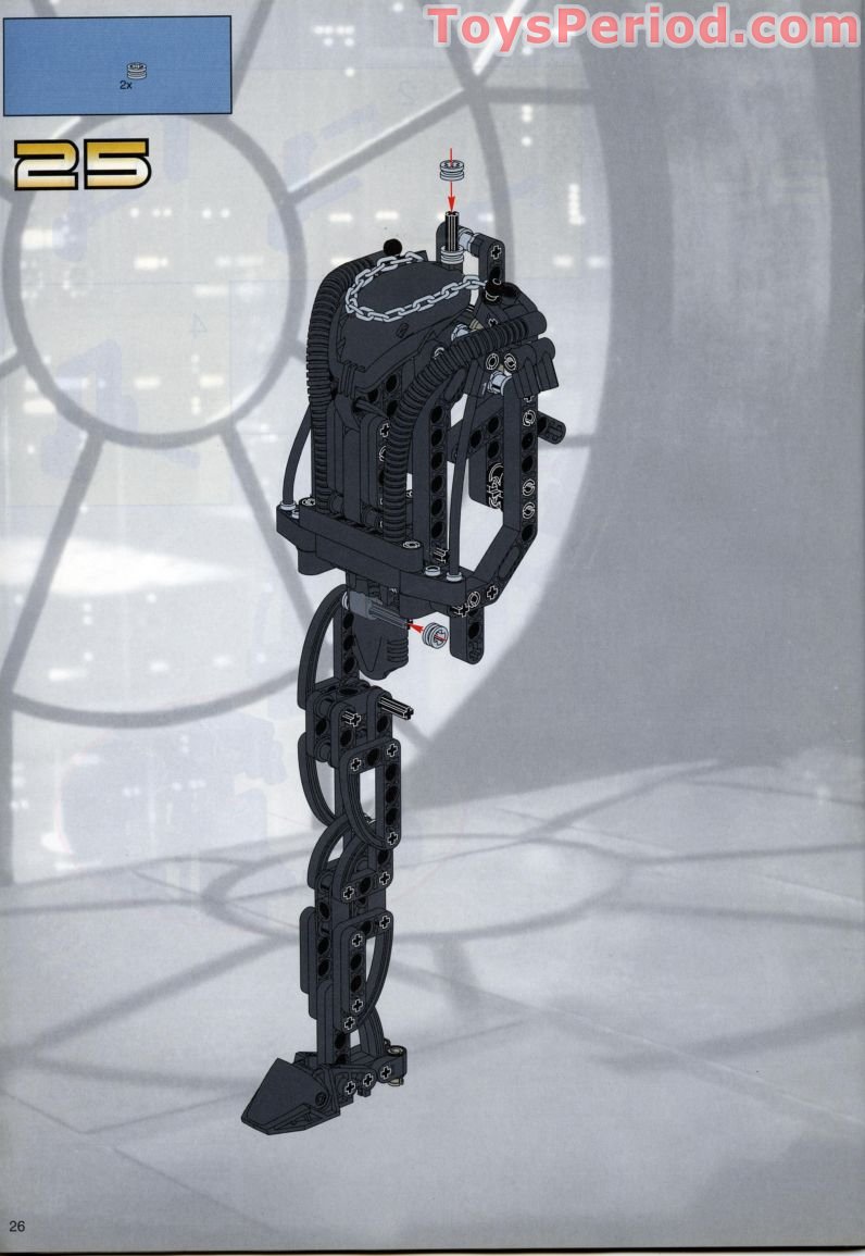 LEGO 8010 Darth Vader Instructions and Parts List