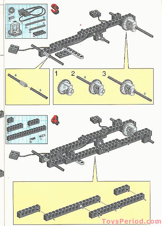 LEGO 8082 Multi Control Set Instructions and Parts List