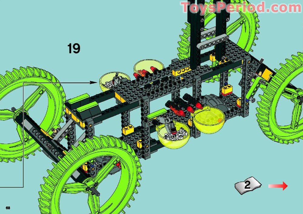 LEGO 8108 Mobile Devastator Instructions and Parts List