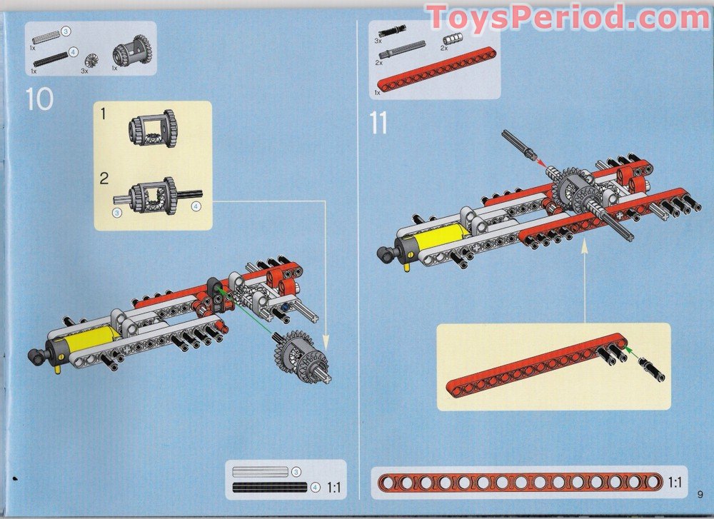 LEGO 8285 Tow Truck Instructions and Parts List