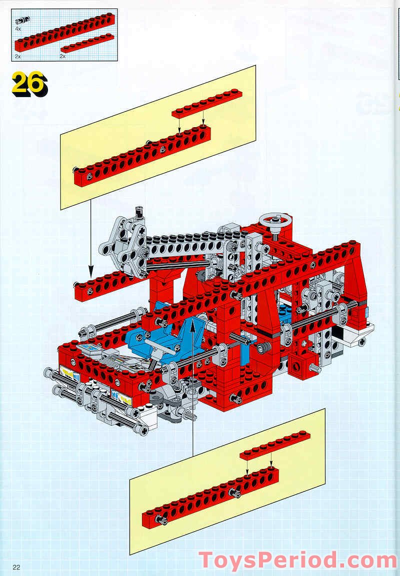 LEGO 8280 Fire Response Unit Instructions and Parts List