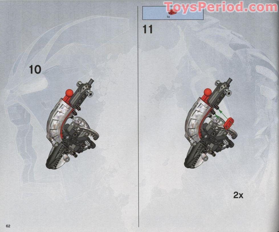 LEGO 8596 Takanuva Instructions and Parts List