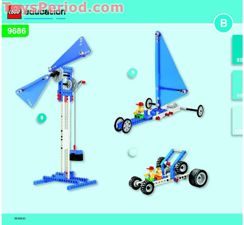 LEGO 9686-1 Simple and Motorized Mechanisms Base Set Set Parts Inventory and Instructions - LEGO ...