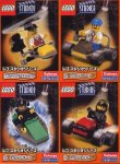LEGO kabstud Studios 4-Pack (Boxed 1421,1422,1423,1424) Set Parts List