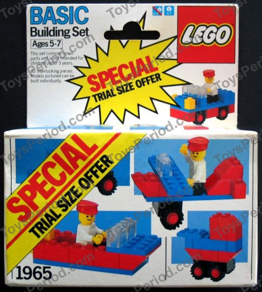 LEGO 1965 Basic Building Set Parts List