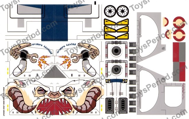 LEGO Sets with Part 10195stk01 Sticker Sheet for Set 10195 - (85921/ ...