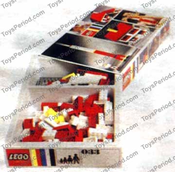 LEGO 033-2 Basic Building Set Parts List