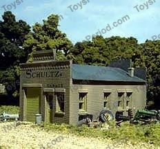 HO Structures - DPM 201 Schultz's Garage New HO Scale City Building Kit